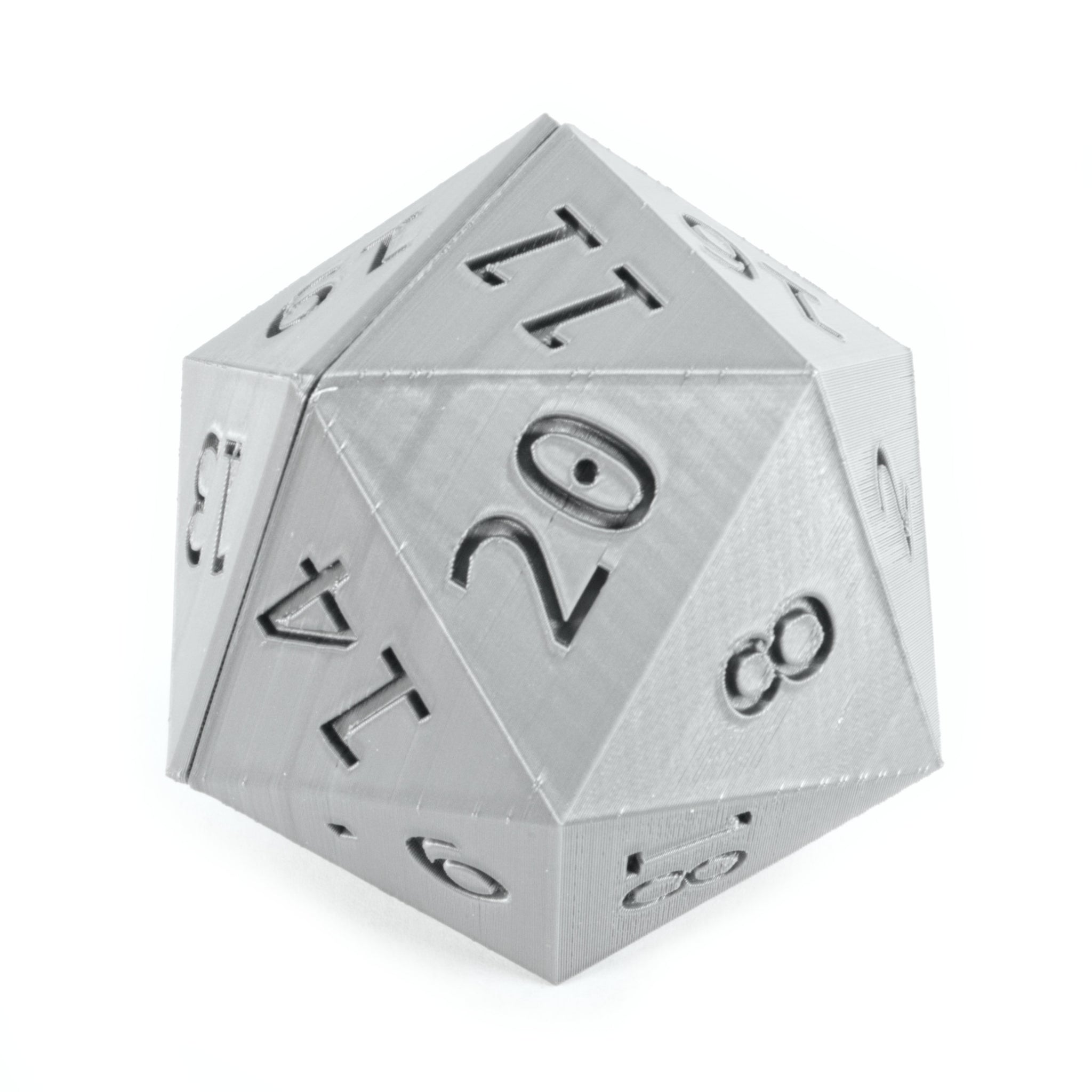 D20 Shaped Dice Container Case with Magnetic Door – 3D Shape Engineering