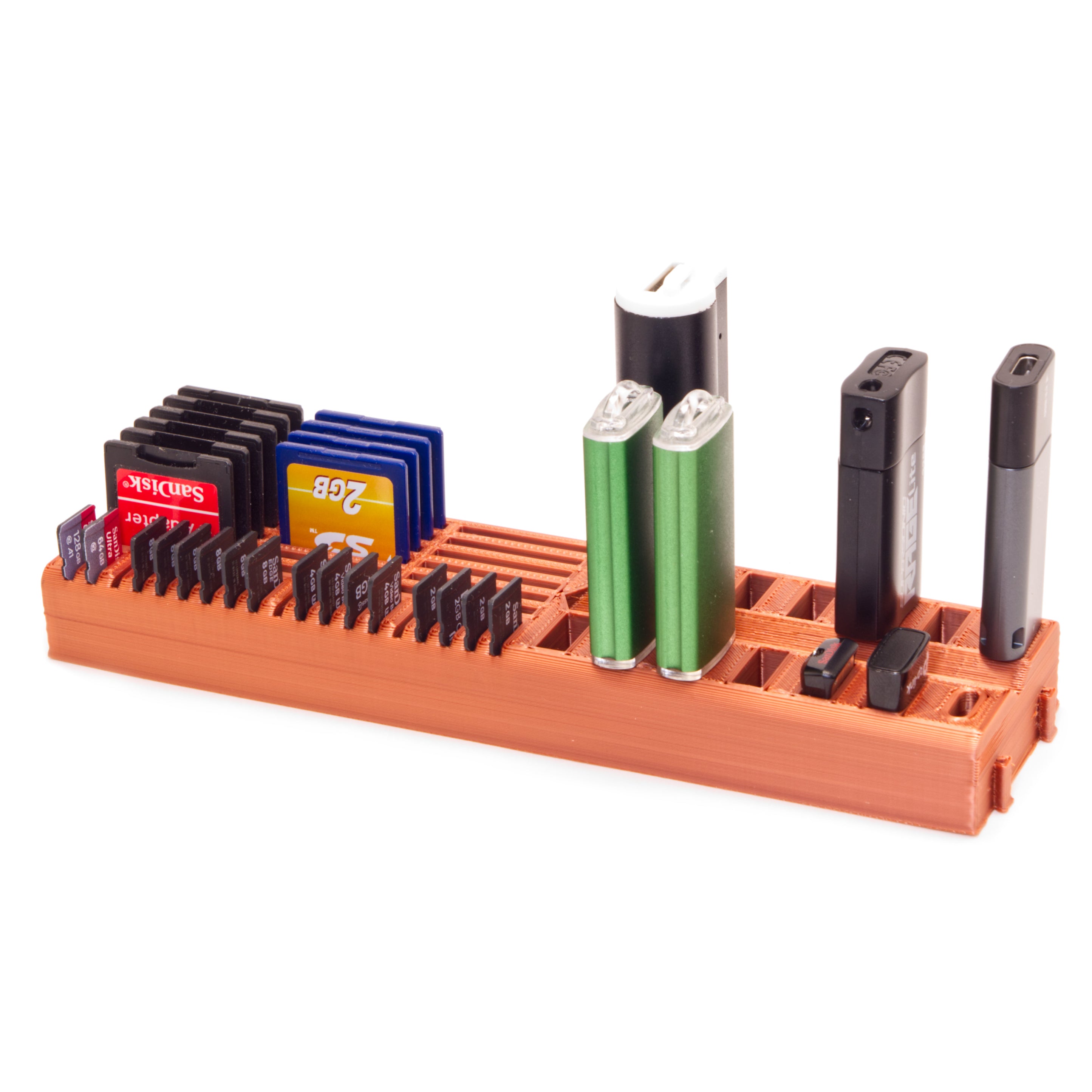 Modular Interlocking Flash Media Holder – 3D Shape Engineering